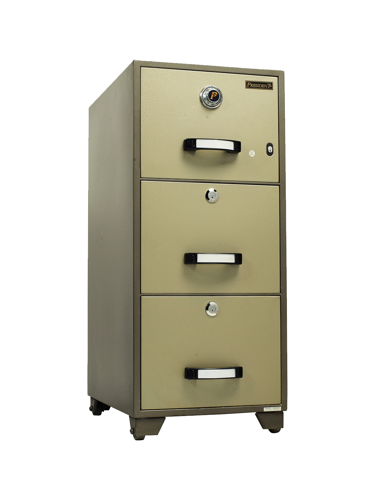 President Fire Resistant Cabinet Three Drawers Model FRC330 236 KG ...