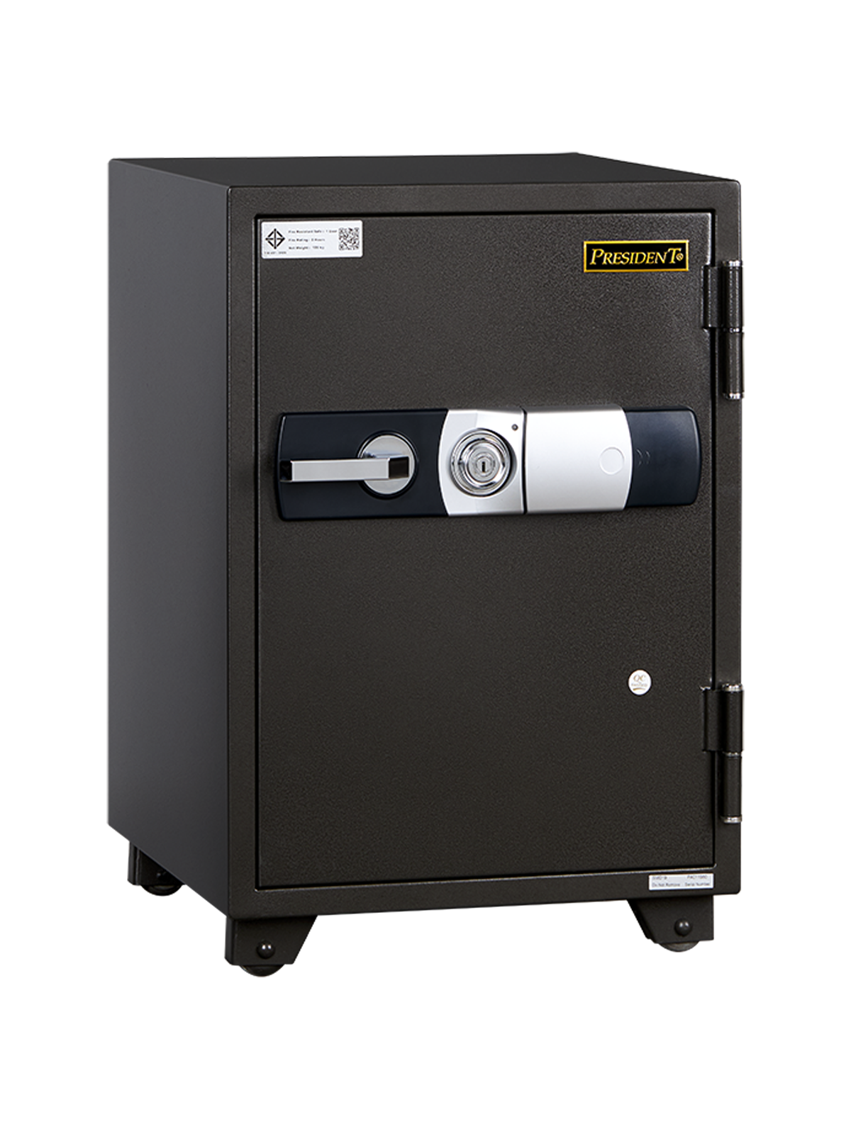 President Fire Resistant Safe SMD-BK 105 KG Digital + Keys. | ECCAP Store